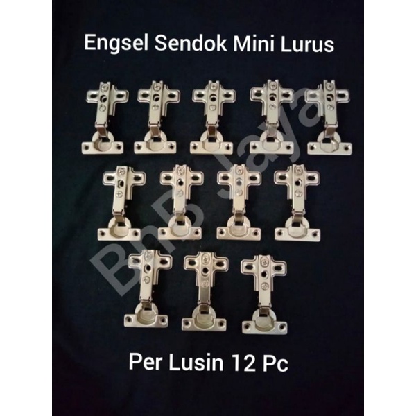 Jual [Harga:12pcs/6psg] Engsel Sendok Mini 26mm (Lurus, ½ Bungkuk ...