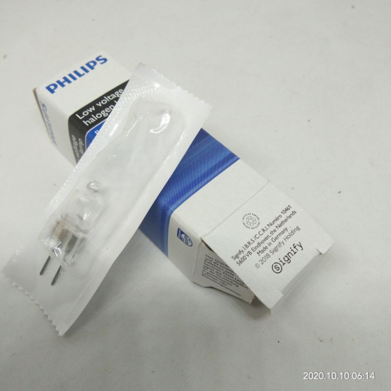 Jual Mikroskop Lamp 6V 20W Philips Original Germany Lampu Halogen ...