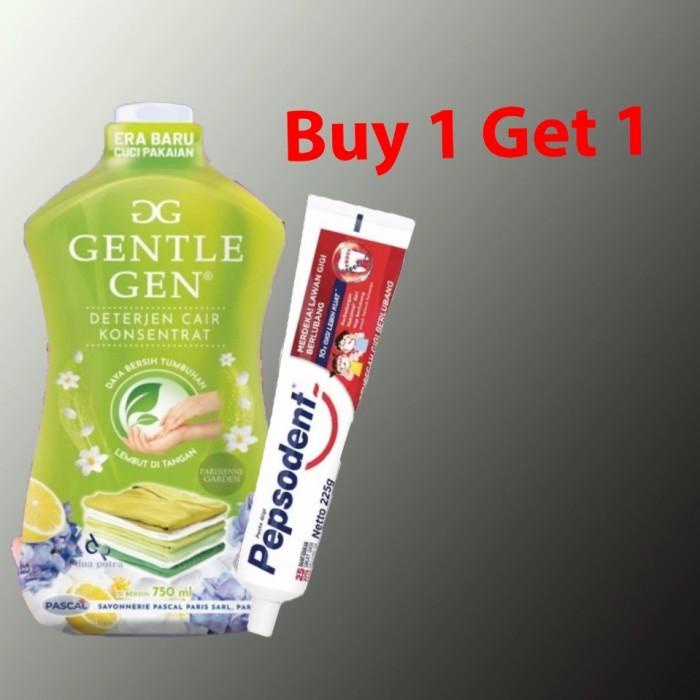 Jual DETERGENT GENTLE GEN 750 ml + pepsodent 225 gr | Shopee Indonesia