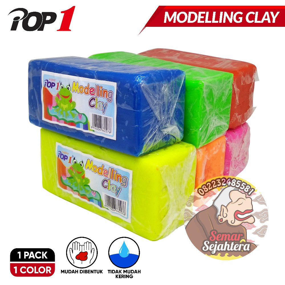 Jual [PCS] POP1 MALAM LILIN 1C BESAR MAINAN PLASTISIN MURAH PLASTISIN ...