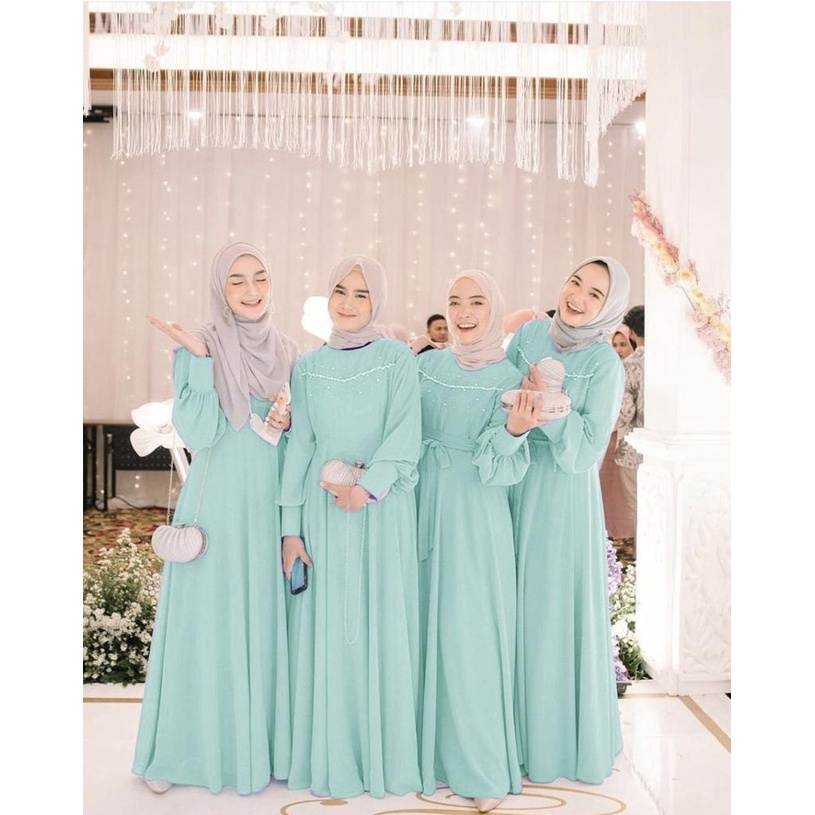 Jual MAXI LUNARA M/L/XL/2XL GAMIS WANITA BAJU KEKINIAN MAXI LEBARAN ...