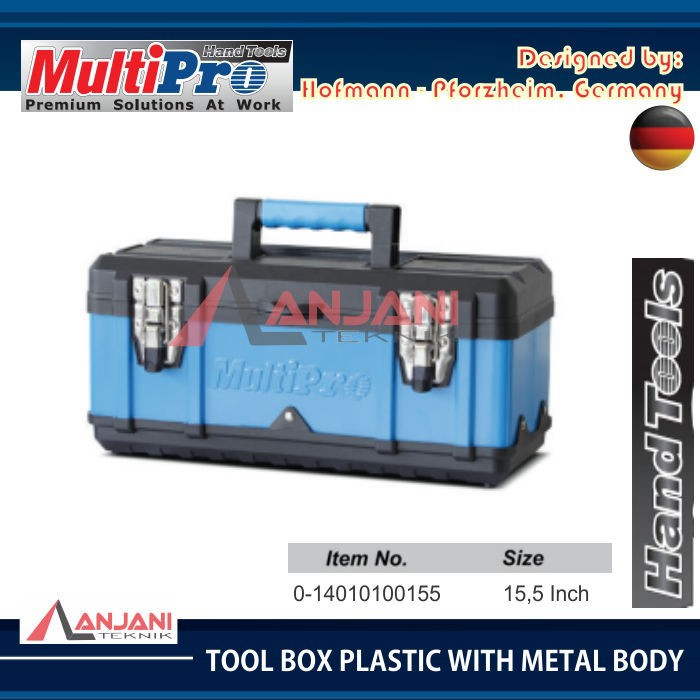 Jual TOOL BOX PLASTIK BODY BESI METAL 16 INCH MULTIPRO KOTAK PERKAKAS ...