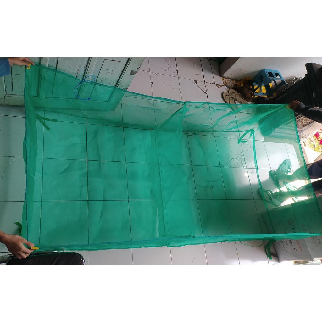 Jual keramba ikan ukuran custom 4 x 0,5 x 0,7 keramba + sekat jadi ...