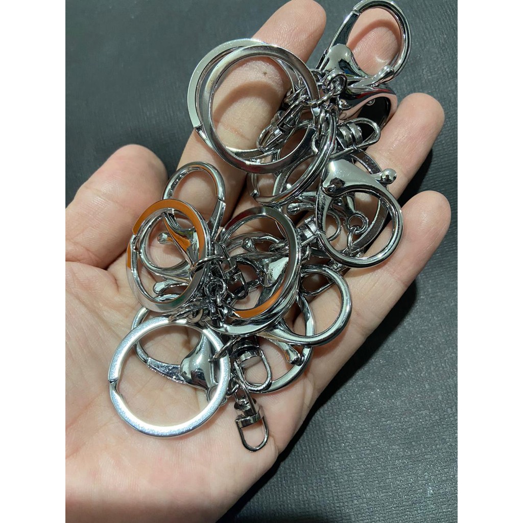 Jual Clasp ukuran besar lobster keychain gantungan kunci clasp bronze ...
