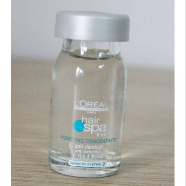 Jual 8 ML L'Oreal Hair Spa Purifying Concentrate Anti Dandruff / Loreal ...