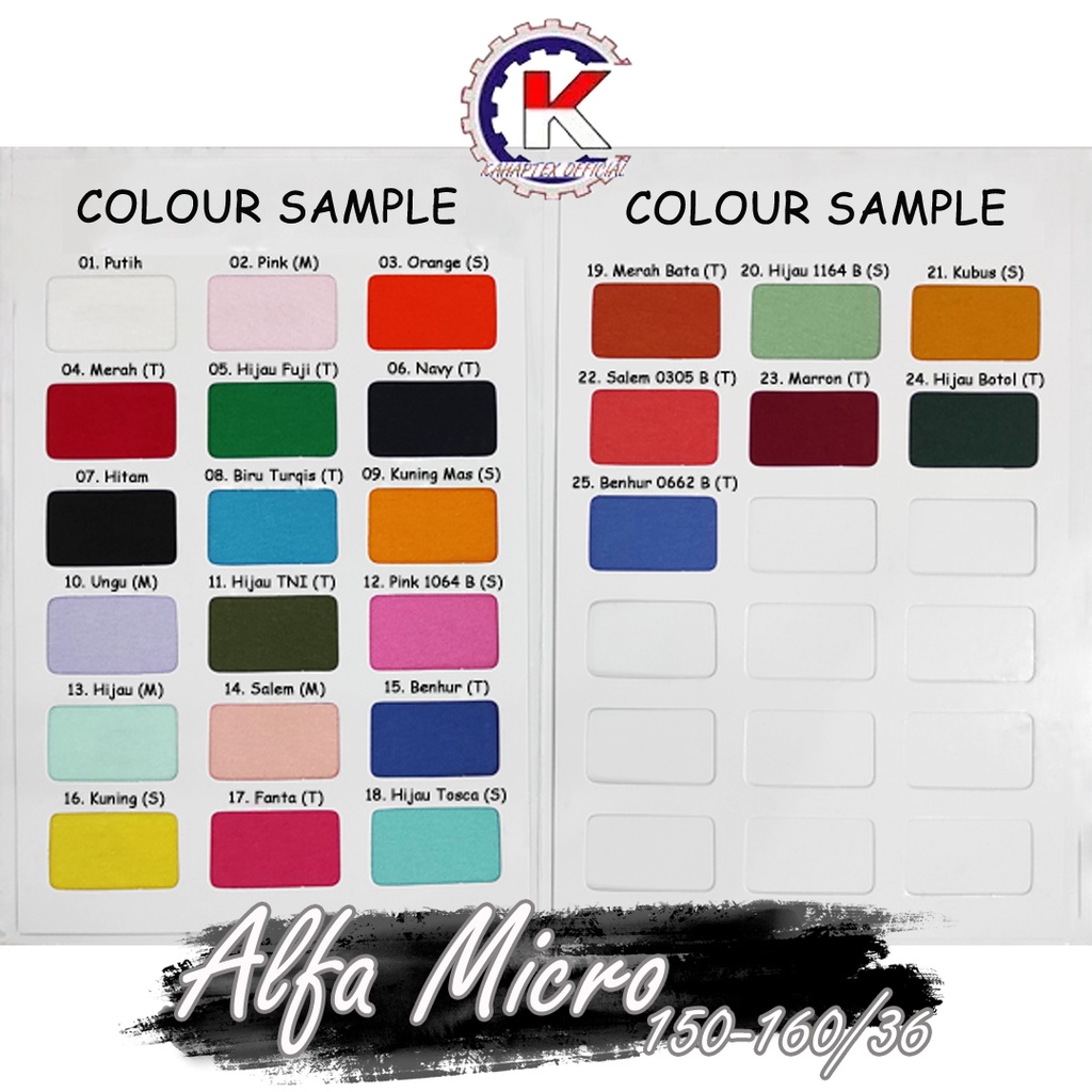 Jual Buku Kahaptex Katalog Warna Kain Knitting dan Woven | Shopee Indonesia