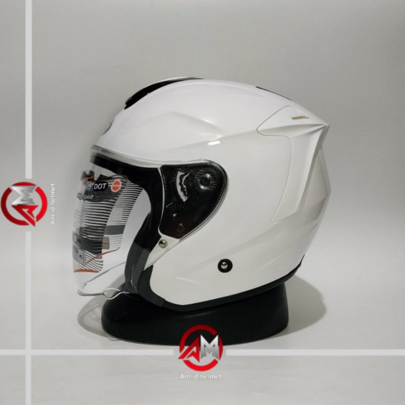 Jual HELM INK DYNAMIC SOLID WHITE HALF FACE HELM DYNAMIC POLOS PUTIH ...