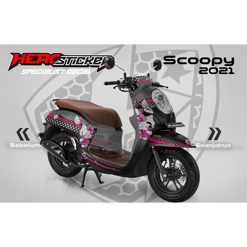 Jual Sticker DECAL SCOOPY 2021 Striping Motor Honda Scoopy Stylish 2021 ...