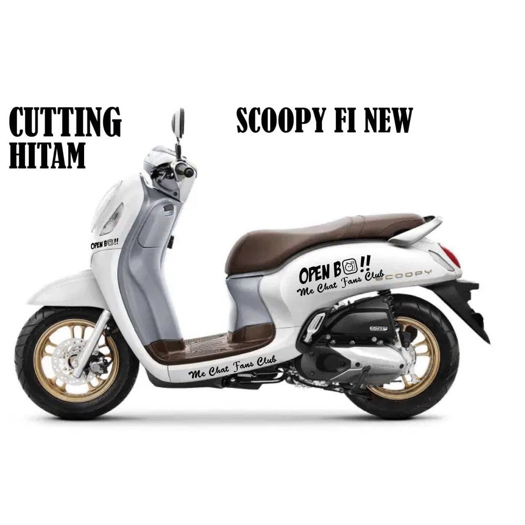 Jual striping stiker cutting motor scoopy new boi | Shopee Indonesia