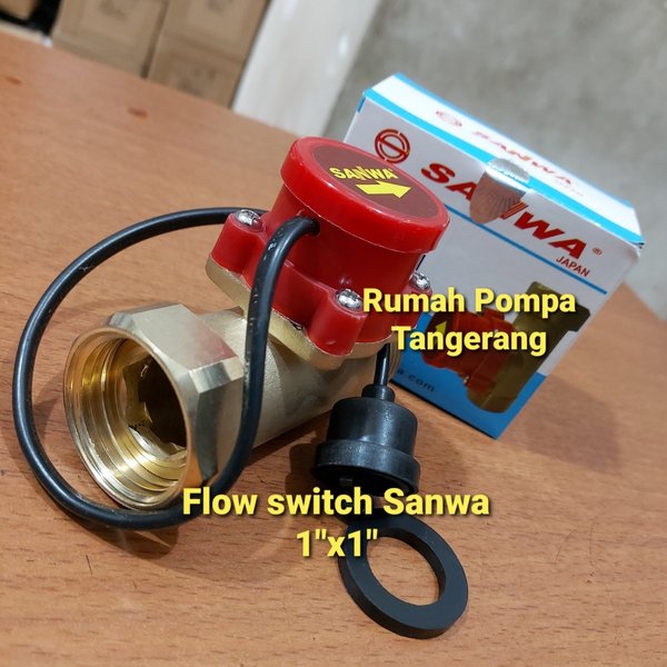 Jual Flow switch merk sanwa ukuran inlet 1 inch dan outlet 1 inch I ...