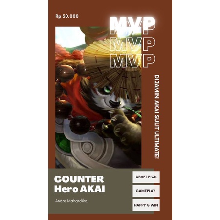 Jual COUNTER HERO AKAI BUKU PANDUAN MLBB | Shopee Indonesia