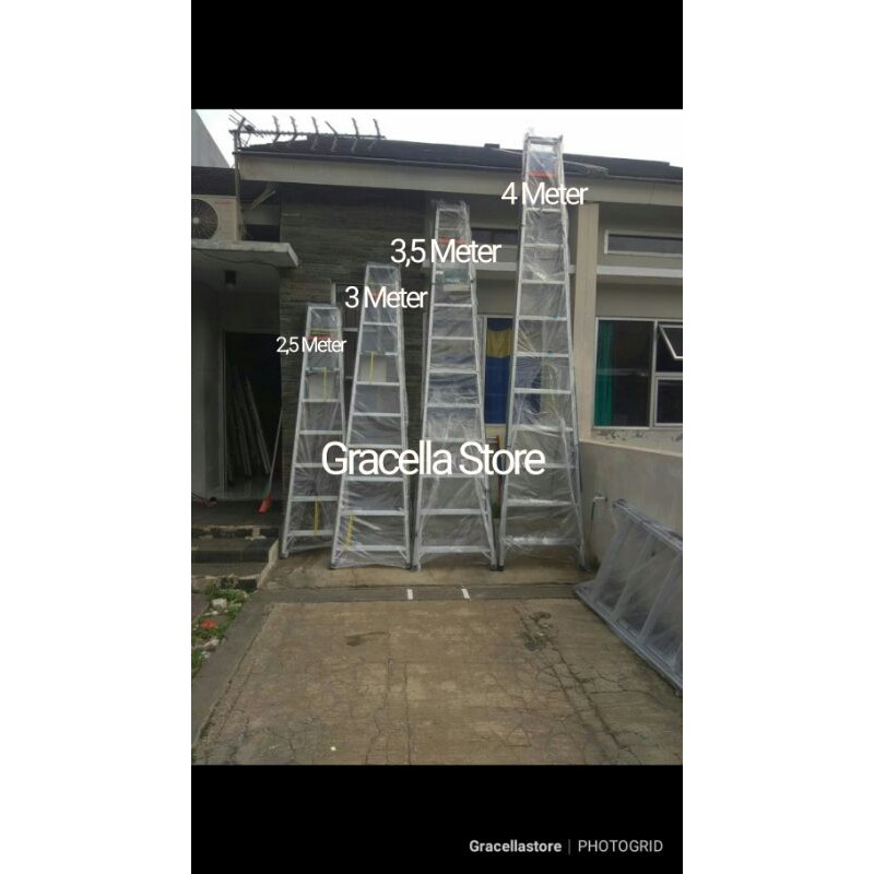Jual Tangga Lipat 2,5 Meter type tebal | Shopee Indonesia