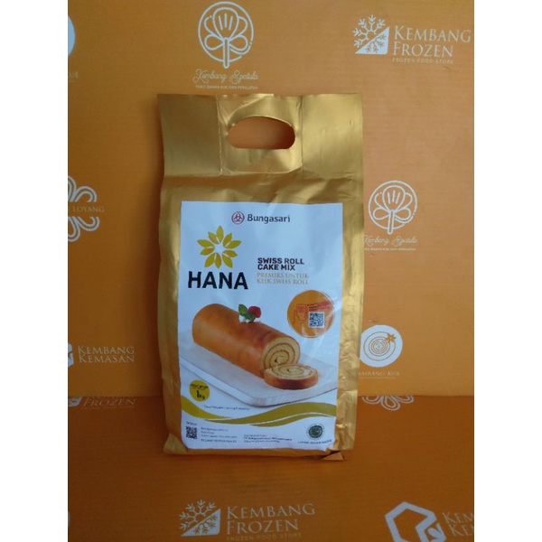 Jual HANA MAS PREMIX SWISS ROLL 1KG | Shopee Indonesia