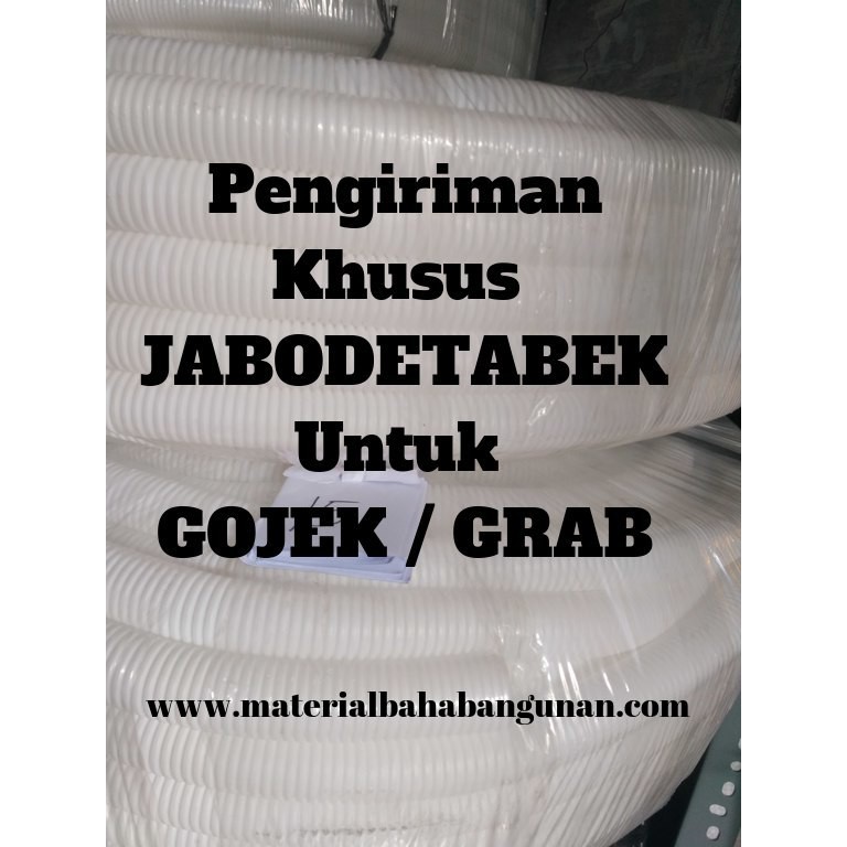 Jual jual per roll selang flexible putih 3/4 inch pipa listrik drainase ...