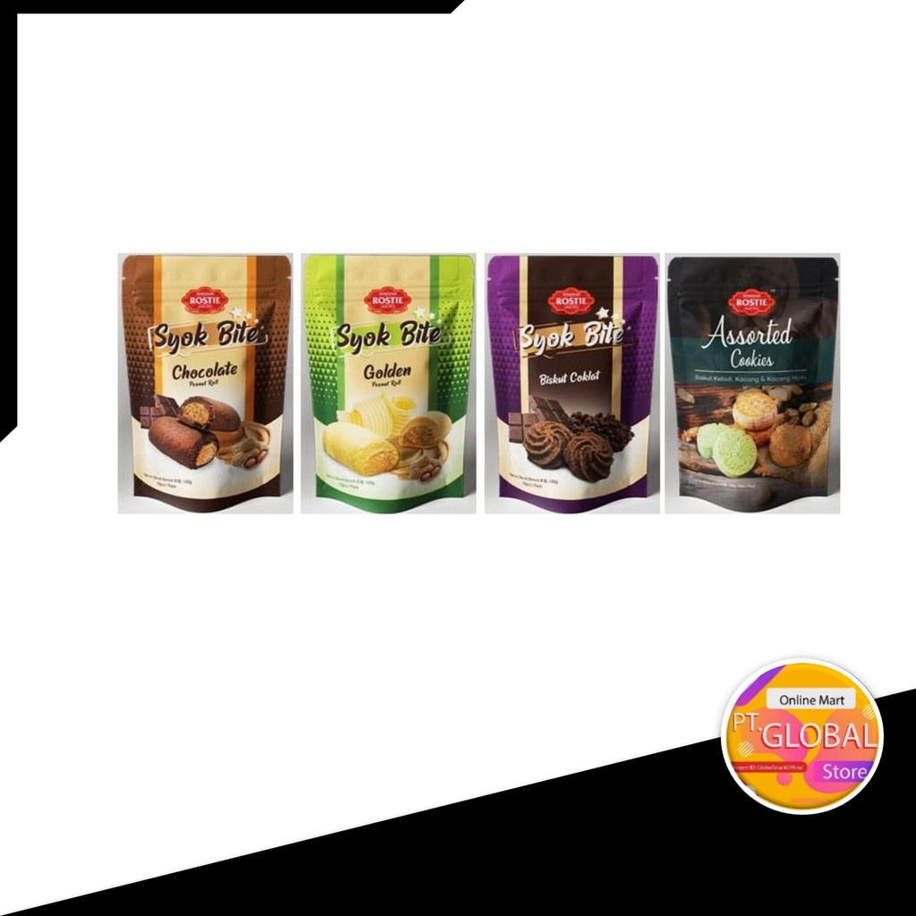 Jual Rostie Cookies 100G Syok Bite Homemade Kukis Import Malaysia ...