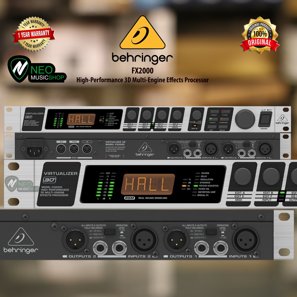 Jual Behringer FX2000 High-Performance 3D Multi-Engine Effects ...