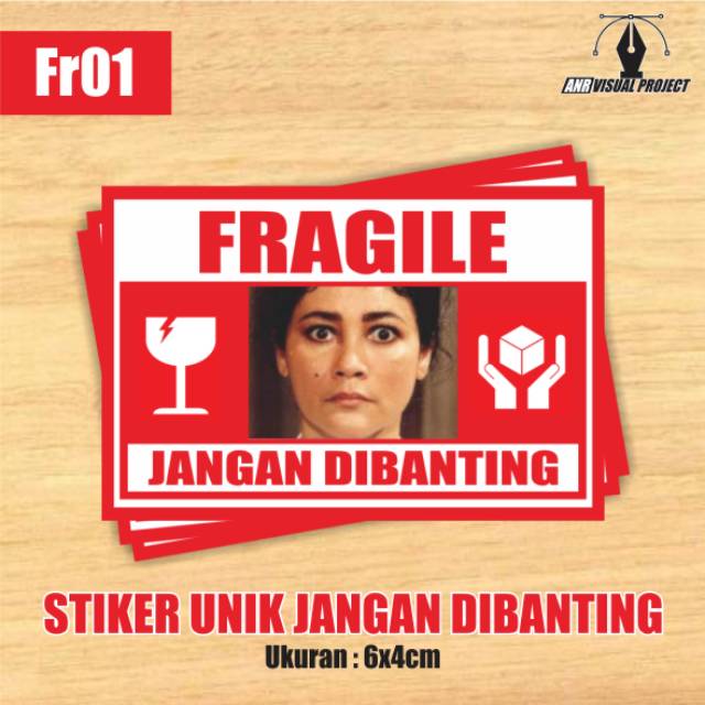 Jual Stiker JANGAN BANTING / FRAGILE LUCU & UNIK | Shopee Indonesia