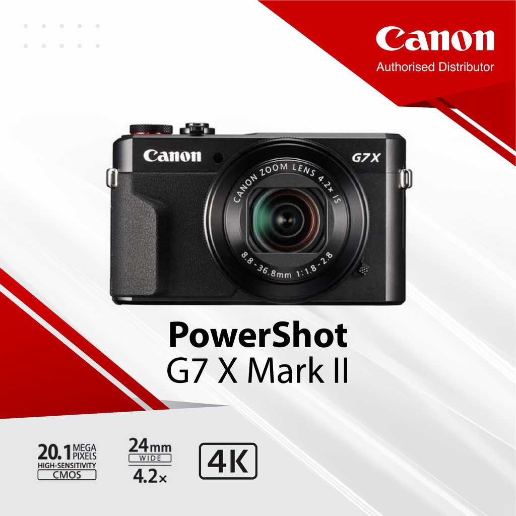 Jual Canon PowerShot G7X Mark II - Camera Prosumer | Shopee Indonesia