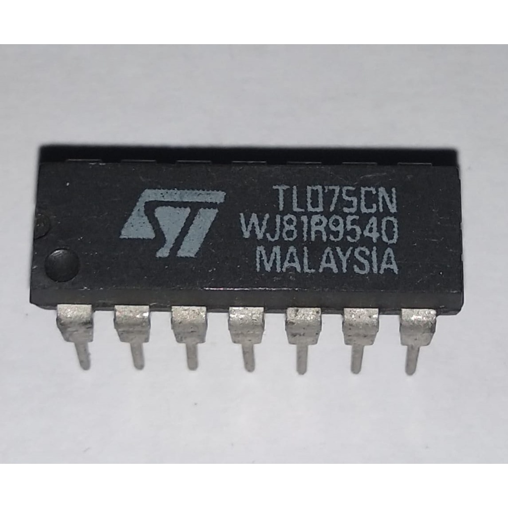 Jual IC TL075CN TL 075 CN JFET-Input Quad Operational Amplifier DIP-14 | Shopee Indonesia