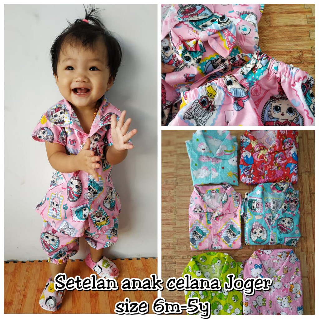 Jual Setelan Baju Set Anak cewe/ Setelan Anak Perempuan Celana Joger ...