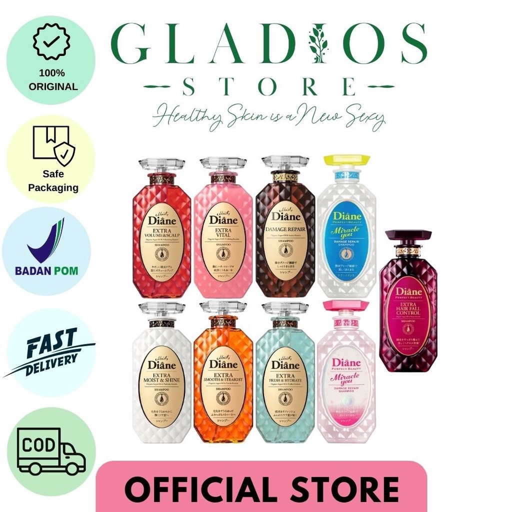 Jual MOIST DIANE Shampoo / Conditioner Treatment - Perfect Beauty ...