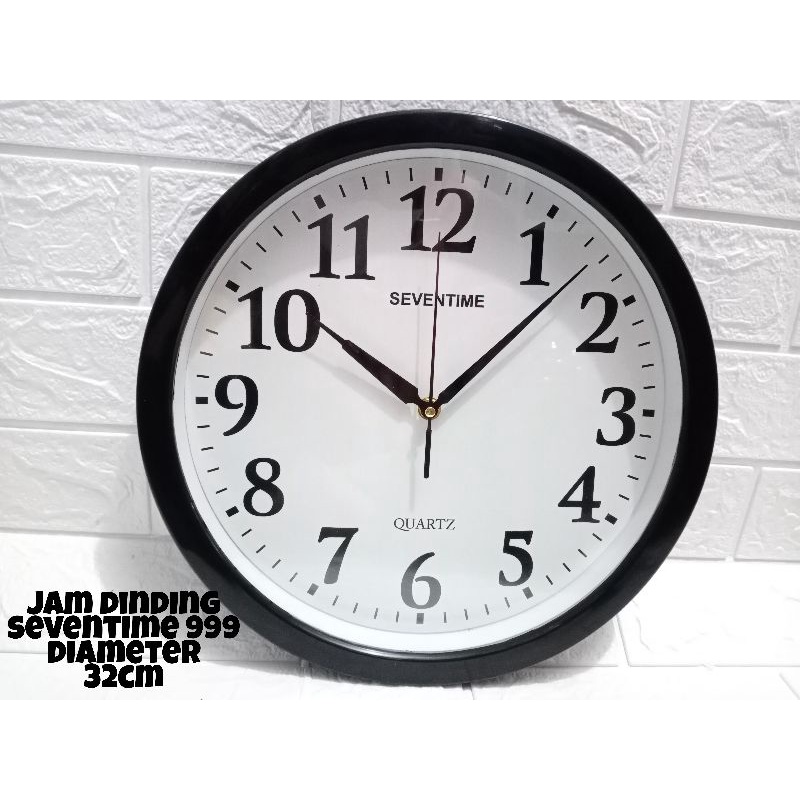 Jual jam dinding seventime 999/jam dinding polos | Shopee Indonesia