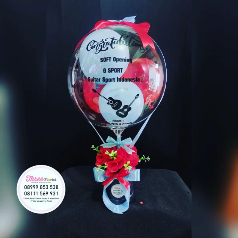 Jual box bunga balon / hadiah ucapan congratulations / hadiah ucapan ...