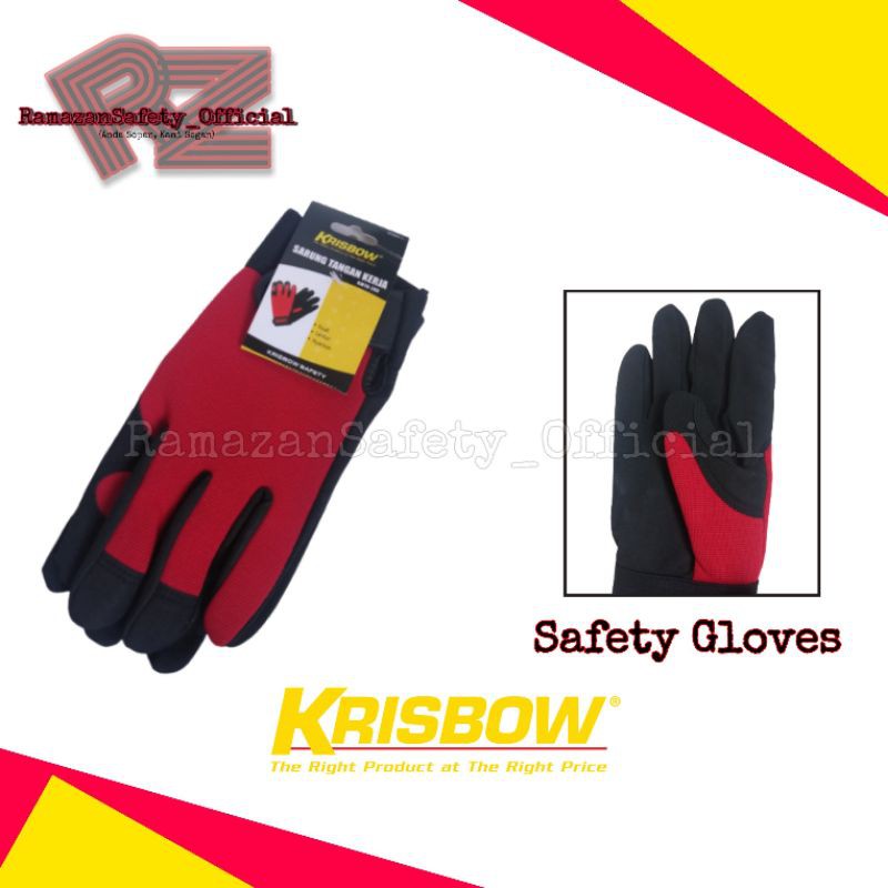 Jual Sarung Tangan Krisbow KW10-240 Keselamatan Kerja Original Termurah ...