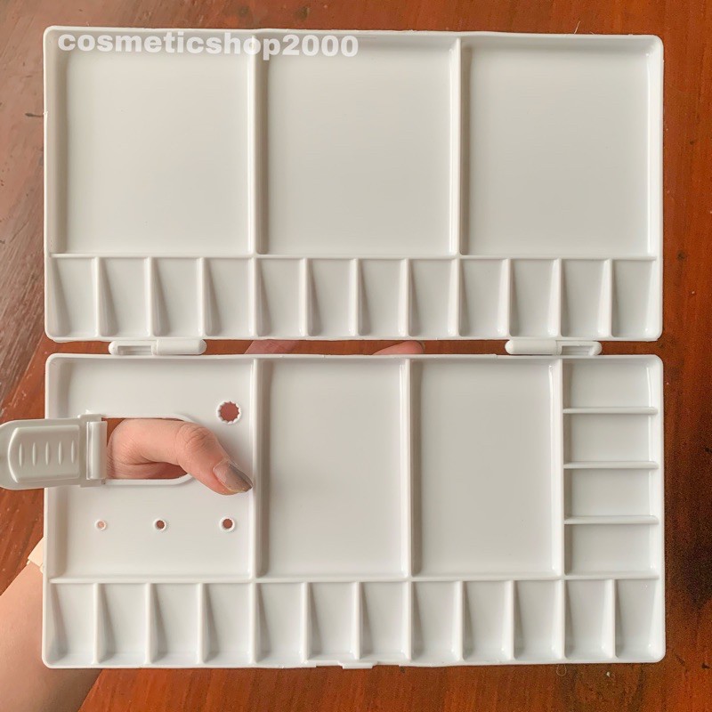 Jual Palette Palet Melukis Plastik Tebal 33 Sekat Watercolor | Shopee ...