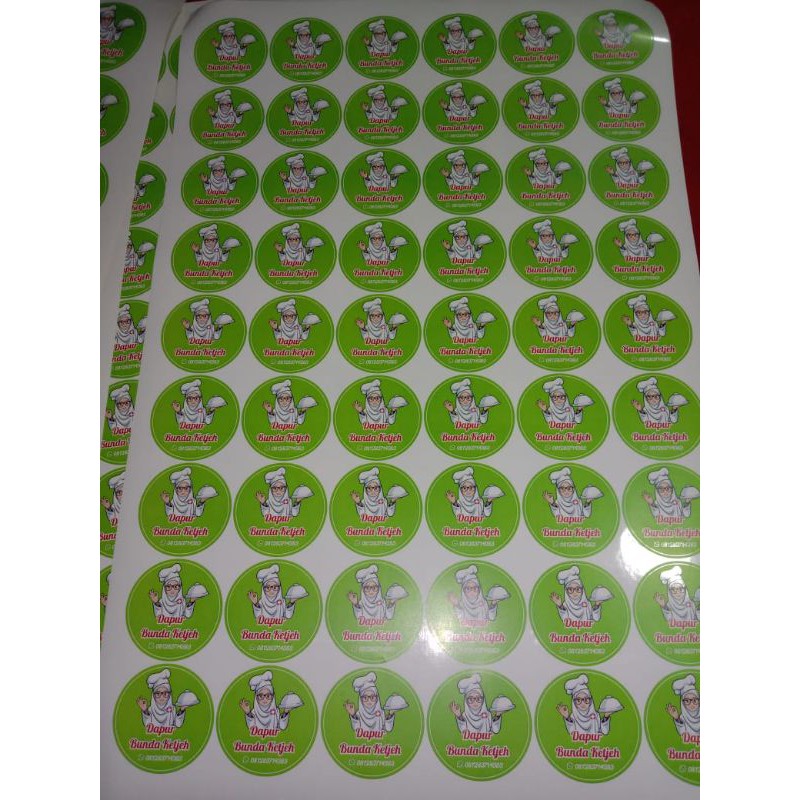 Jual stiker bulat A3 | Shopee Indonesia