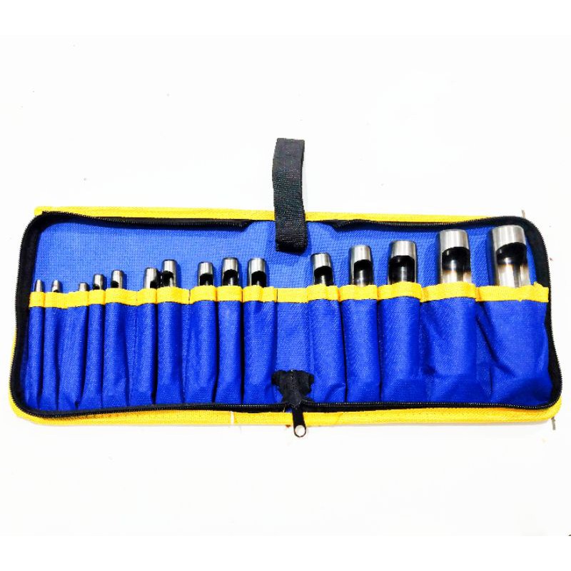 Jual Plong Set 15 Pcs Alat Pembolong Karet Dan Kulit | Shopee Indonesia