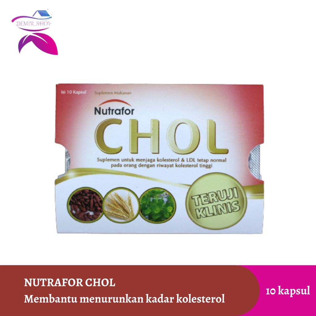 Jual Nutrafor Chol Turunkan Kadar Kolesterol / Suplemen Jantung ...