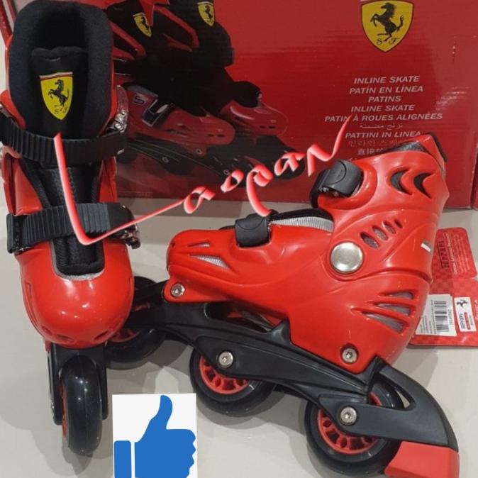 Jual FERRARI ROLLER BLADE SKATE SEPATU RODA ANAK INLINE SKATES HELM ...