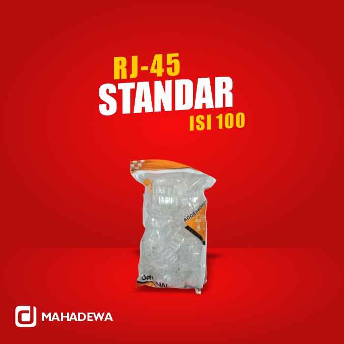 Jual Connector Rj 45 isi 100 per pack / bungkus (Konektor Rj-45 ...