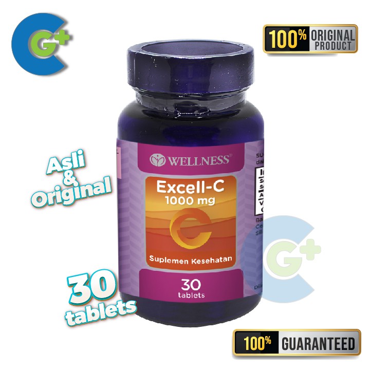 Jual Wellness Excell C 1000 Mg (30 Tablet) | Shopee Indonesia