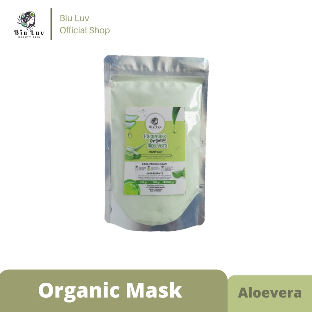 Jual (masker kiloan)500 gram MASKER ORGANIK 1/2KG -MASKER WAJAH-ORGANIK MASK BiuLuv-facemask ...