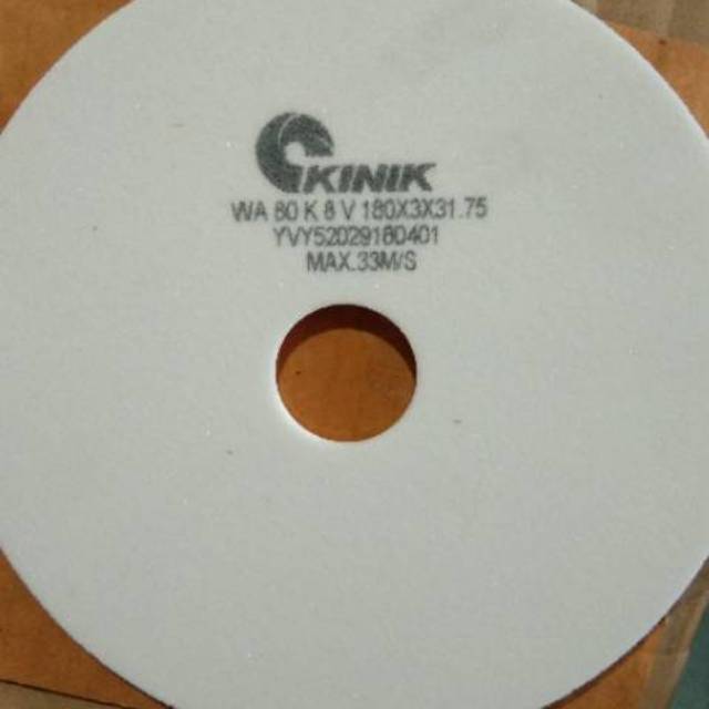 Jual KINIK Surface Grinding Wheel WA 80 KV1A Straight Type - Batu ...