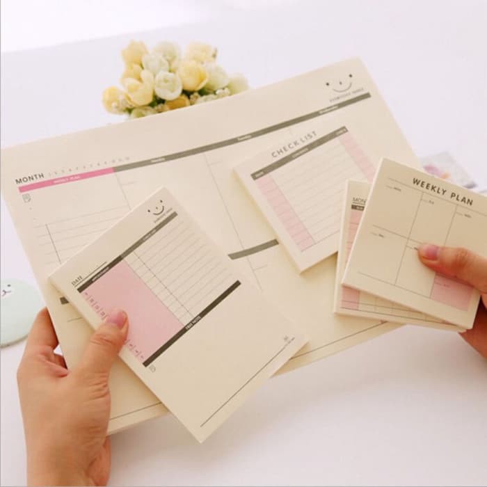 Jual nn Dokibook Set Buku Kalender Mingguan/Bulanan untuk Agenda/Diari ...