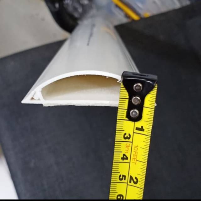 Jual Kabel duct lantai besar floor cable duct 16x65 melengkung oval ...