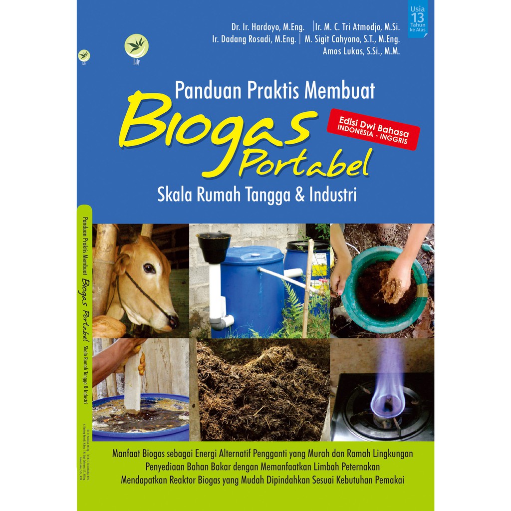 Jual Panduan Praktis Membuat Biogas Portabel Skala Rumah Tangga dan ...