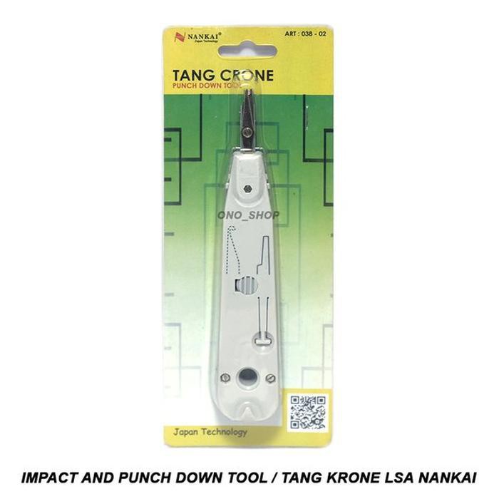 Jual Impact And Punch Down Tool / Tang Krone LSA Nankai | Shopee Indonesia