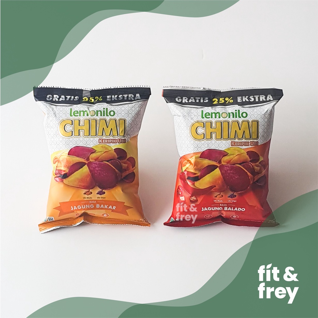Jual LEMONILO Chimi Keripik Ubi - Jagung Bakar Balado - Snack Cemilan ...