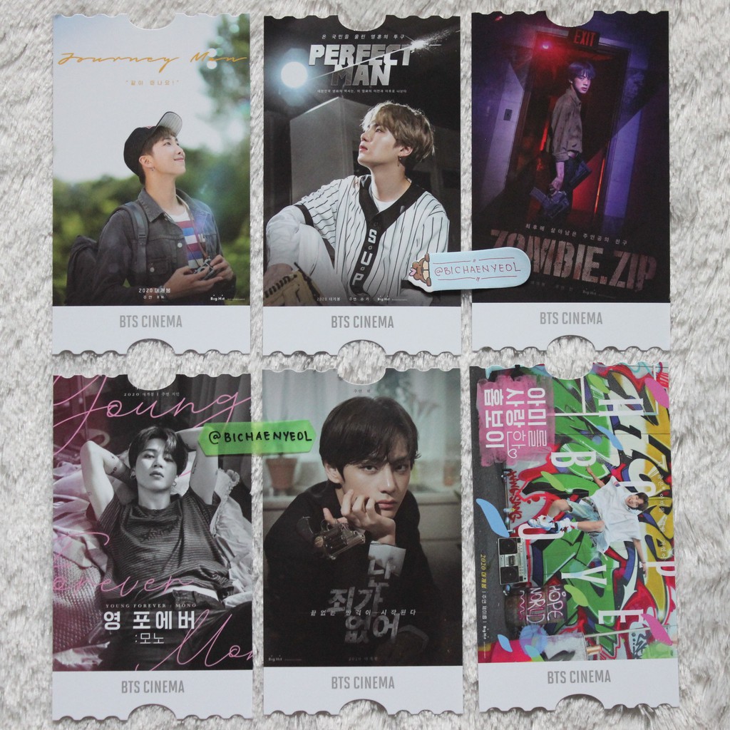Jual BTS Sharing 6th Army Kit Photo Ticket RM Jin Suga Jimin V Jhope ...