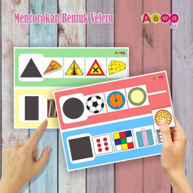 Jual Mencocokkan Bentuk Edisi Velcro | Shopee Indonesia