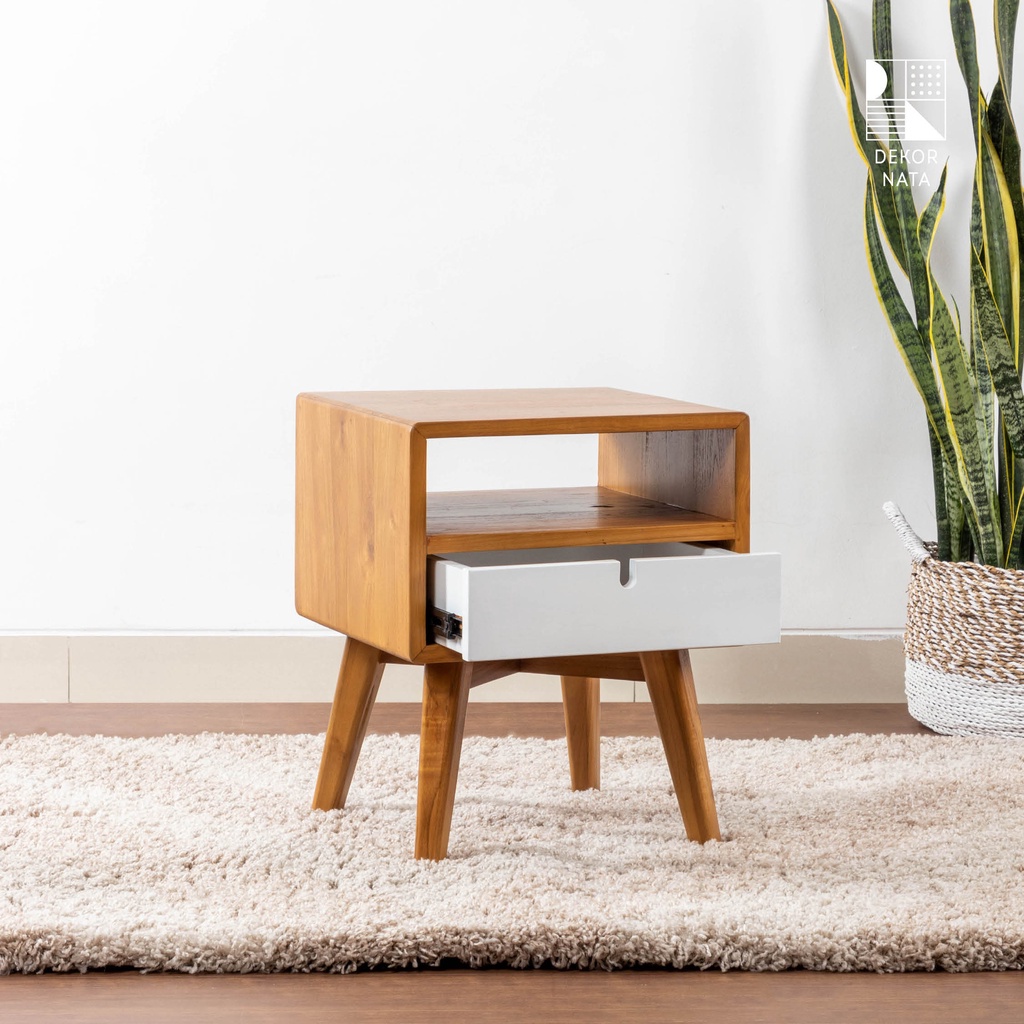 Jual Dekornata Ray Side Table / Nakas Minimalis / Meja Samping Tempat Tidur | Shopee Indonesia
