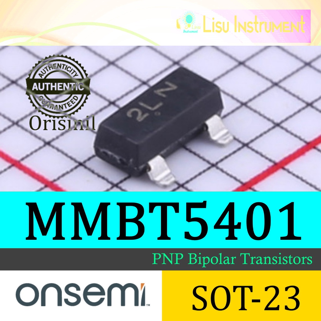 Jual MMBT5401 2L 150V 500mA PNP Bipolar Transistors SOT-23 onsemi ...