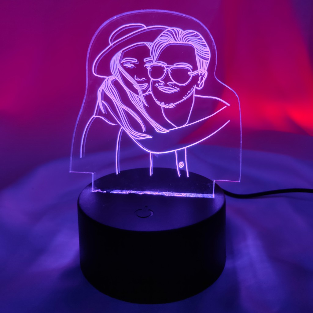 Jual LAMPU TIDUR AKRILIK LED CUSTOM | Shopee Indonesia