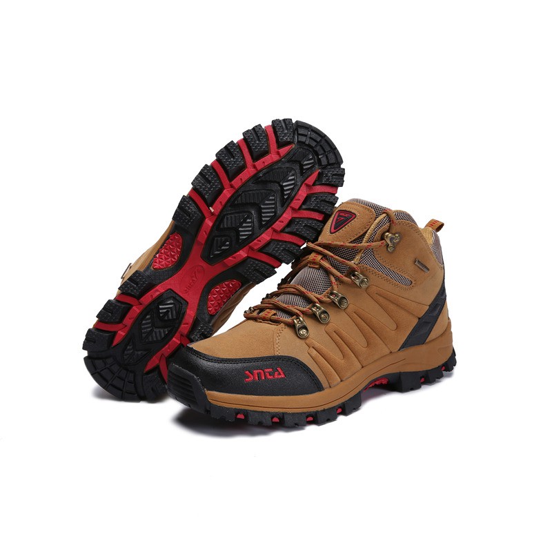 Jual Sepatu Gunung SNTA 479 Brown Red -Free Tali Cadangan | Shopee ...