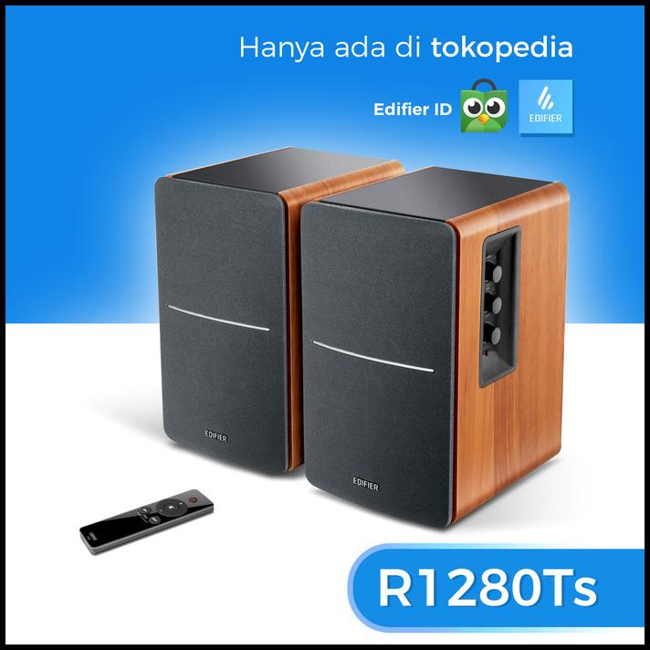 Jual Edifier R1280Ts Powered Bookshelf Speakers | Shopee Indonesia