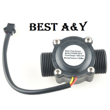 Jual Water Flow Sensor Switch Flow Meter Flowmeter FS300A 3 per 4 inchi ...